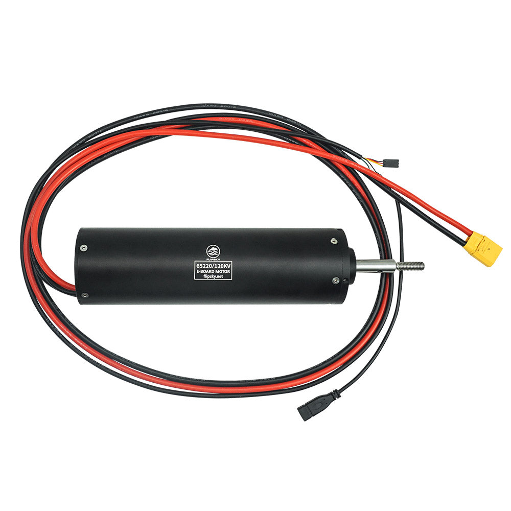 Flipsky 65220 Motor 120KV 6000W Round With Thread Shaft Integrated ESC ...