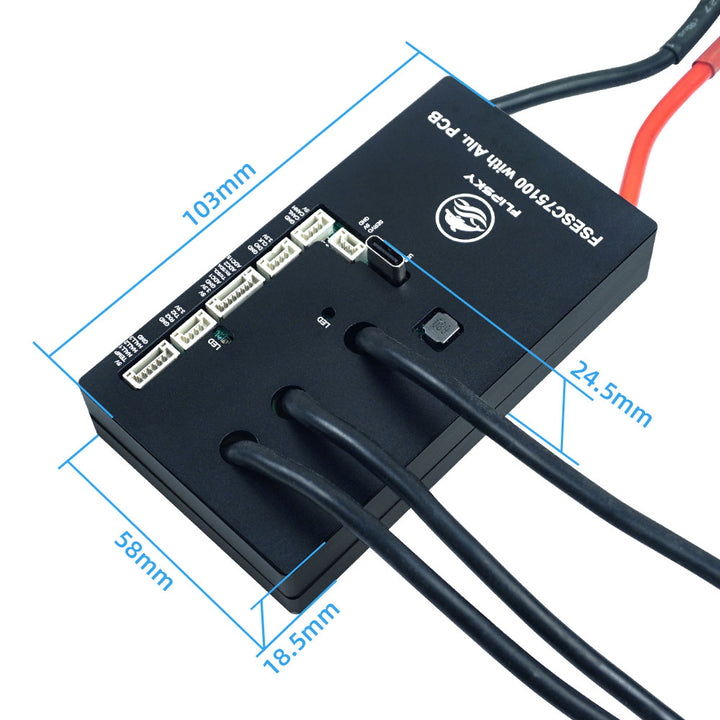 Flipsky 75100 With Aluminum PCB Based on VESC For Electric Skateboard ...