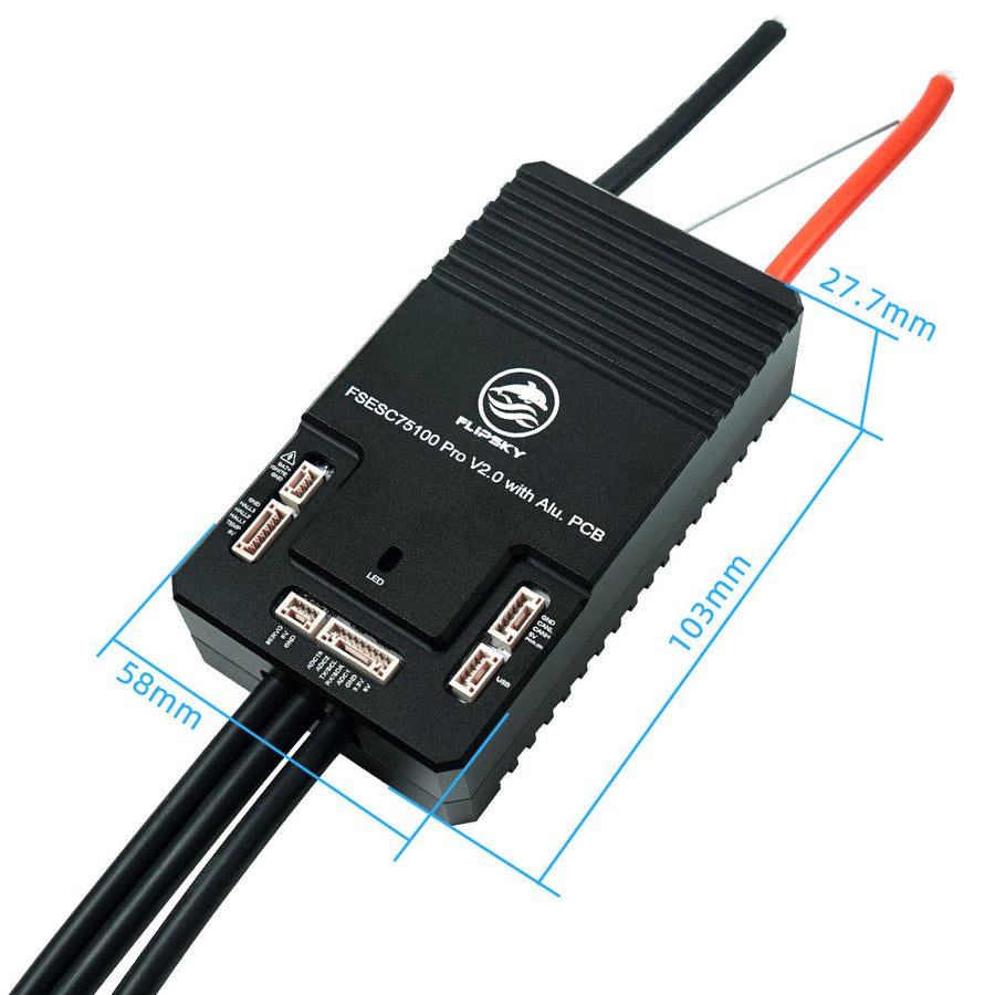 Flipsky 75100 Pro V2.0 With Aluminum PCB Based on VESC For Electric Sk ...