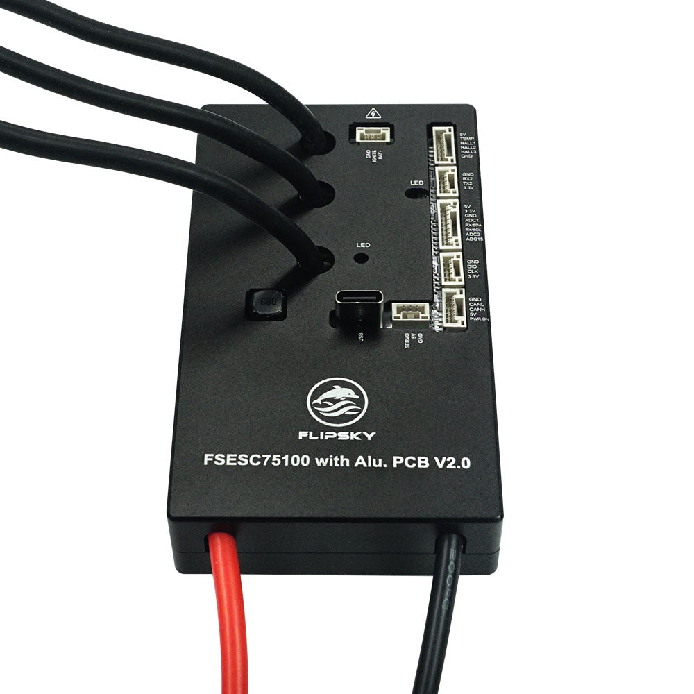 Flipsky 75100 V2.0 With Aluminum PCB With Power Key Switch Button Base ...