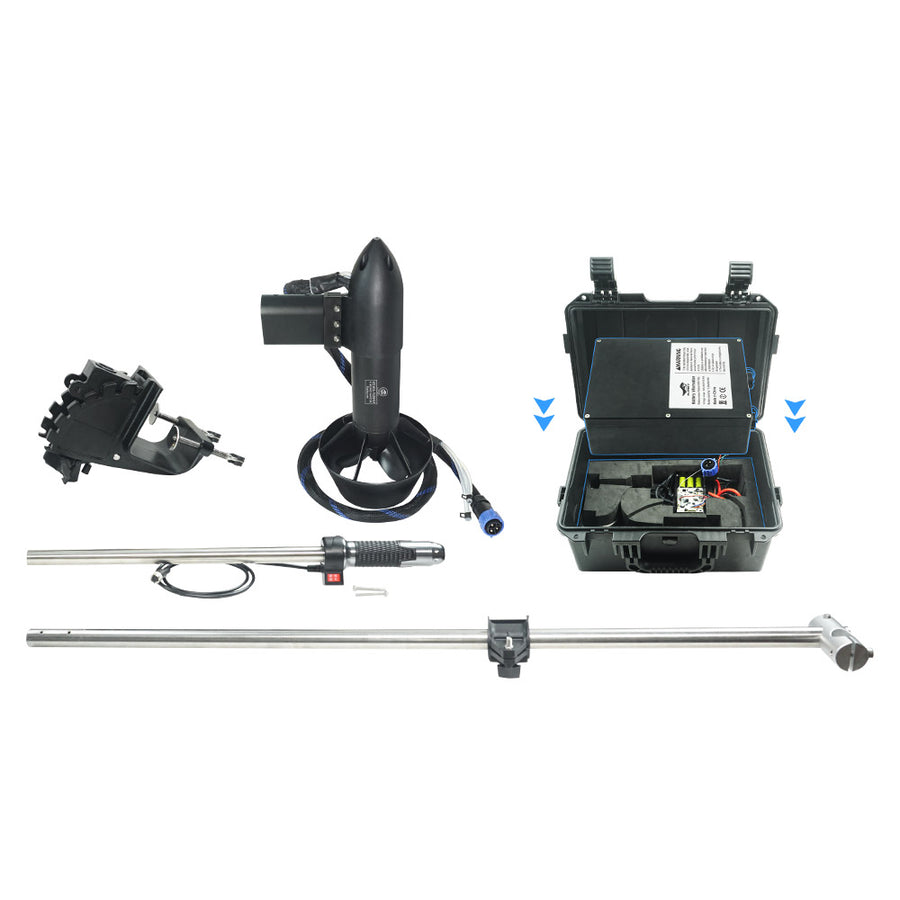 Flipsky Electric Outboard Motor 65161 6000W electric propeller outboar ...