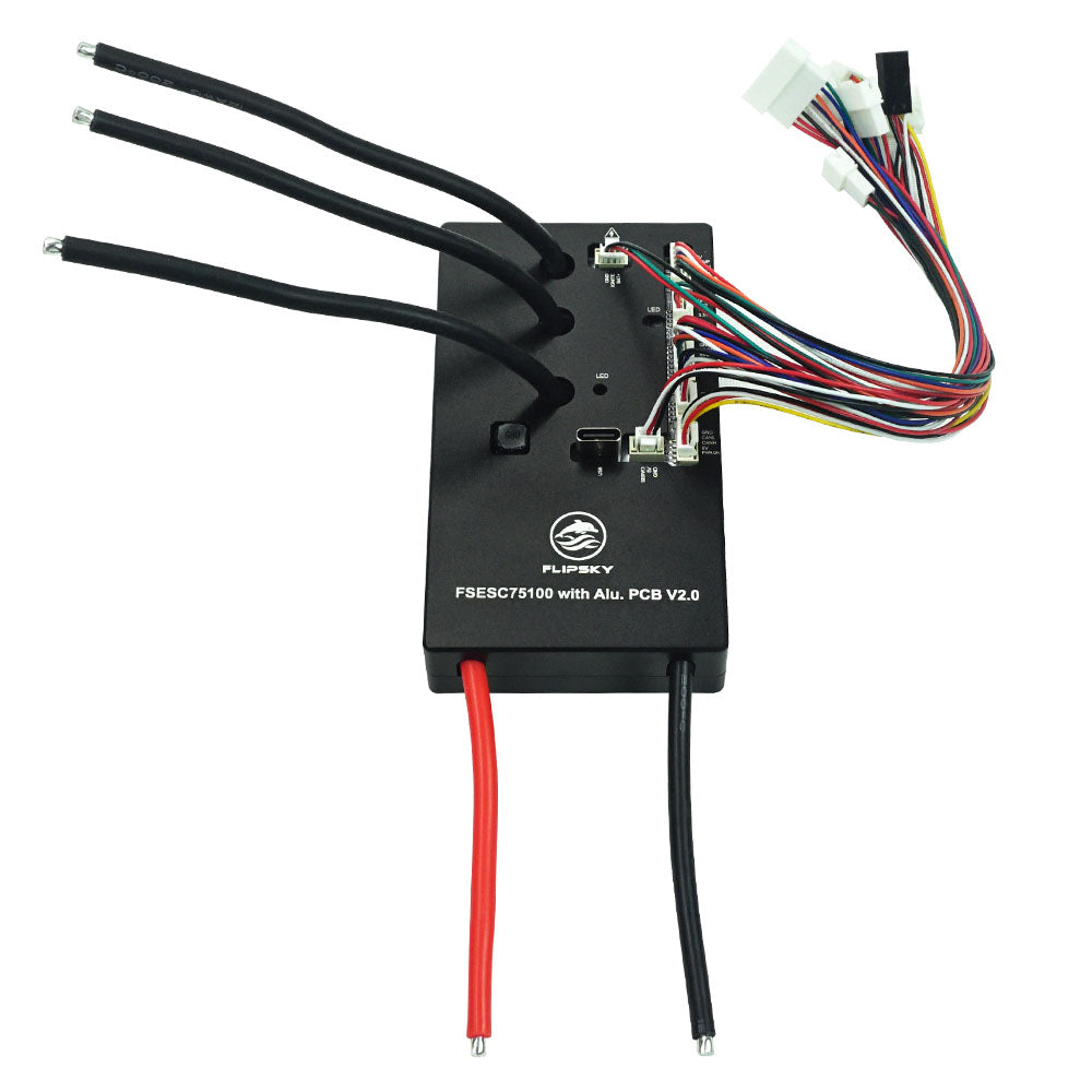Flipsky 75100 V2.0 With Aluminum PCB With Power Key Switch Button Base ...